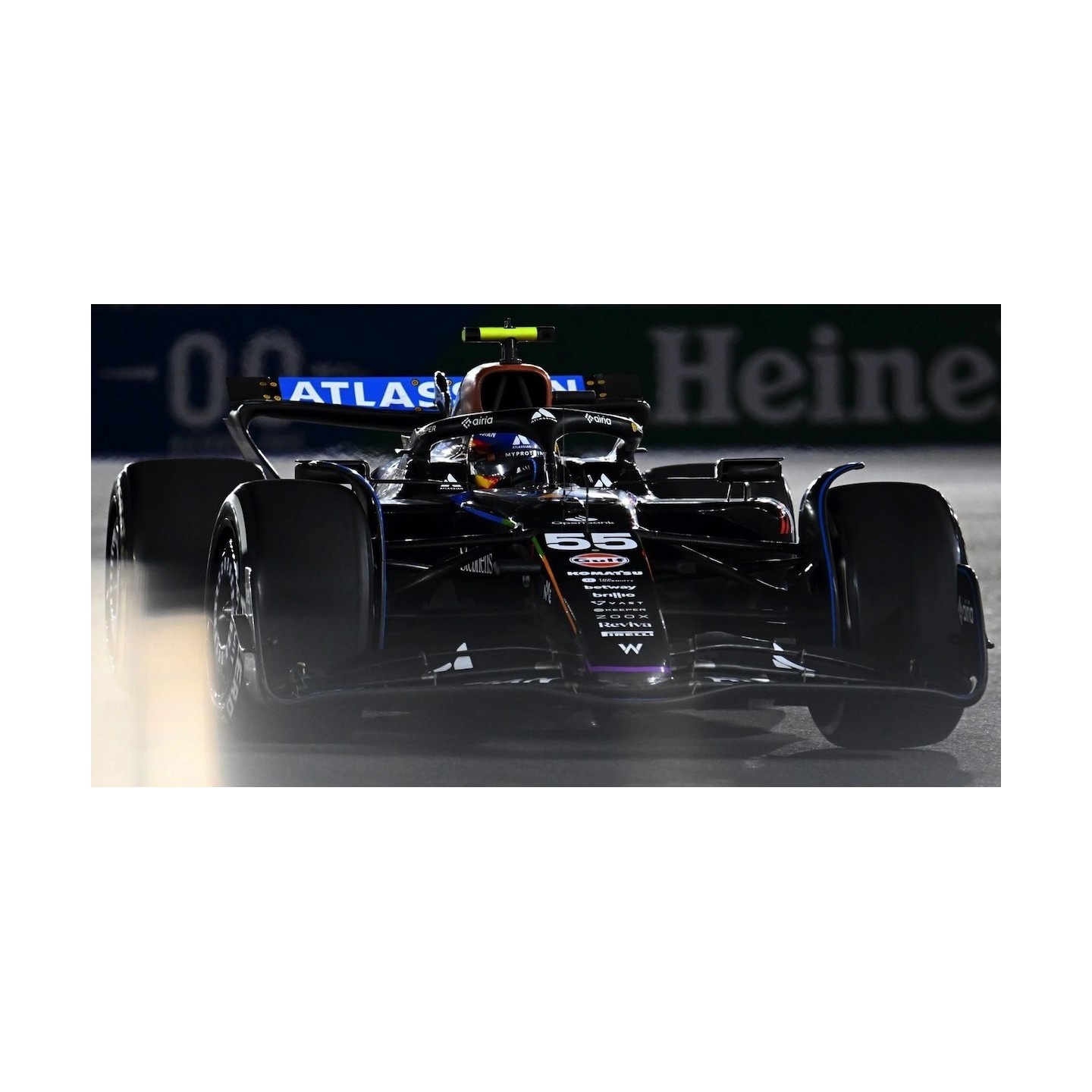 SPARK S9672 Williams F1 Team FW47 n°55 Carlos Sainz Las Vegas 2025 %